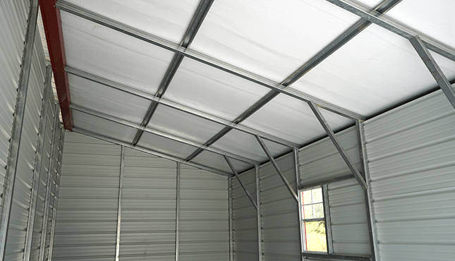 36x26 Continuous Roof Barn | 36x26 Straight Line Roof Barns