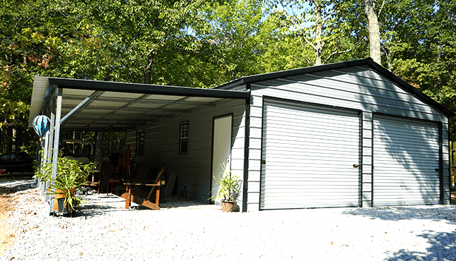 Metal Garages and Custom Buildings Delivered and Installed
