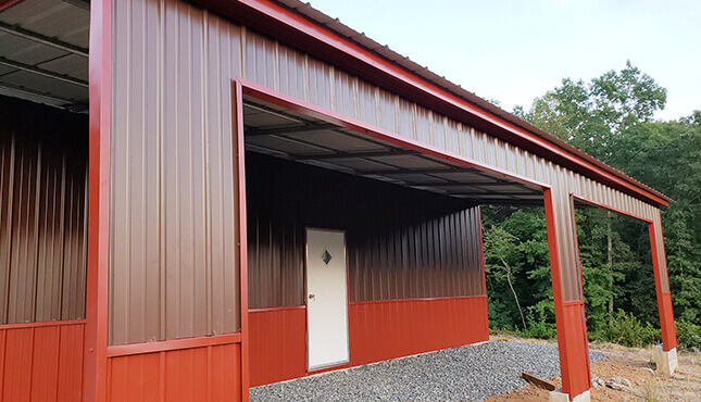 54 x 36 Vertical Roof Drop-Down Barn | 54 x 36 Metal Barn Prices